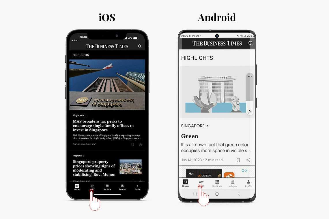 myBT personalisation feature now available on the BT app, Singapore ...