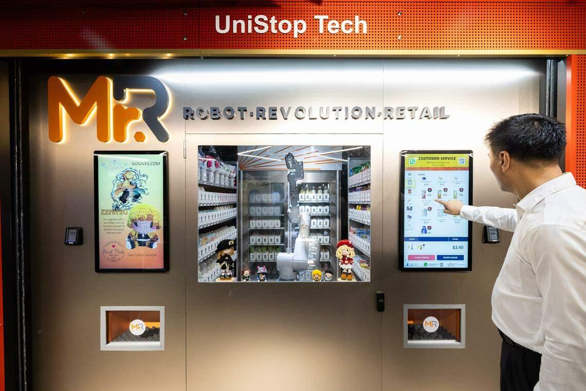 Robotic arms, unmanned shops at SMRT’s revamped retail innovation hub ...