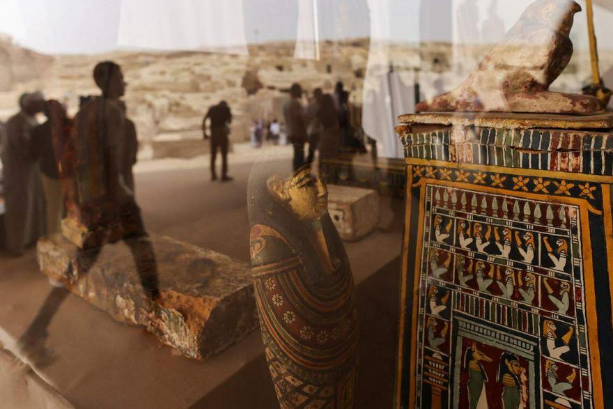 Egypt unearths mummification workshops, tombs in ancient burial ground ...