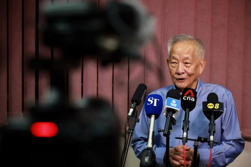 Presidential hopeful Ng Kok Song submits forms, stresses importance of ...