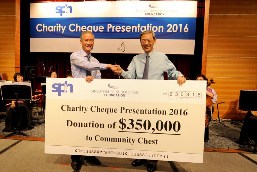 SPH, SPH Foundation give S$350k to ComChest charities, Lifestyle - THE ...