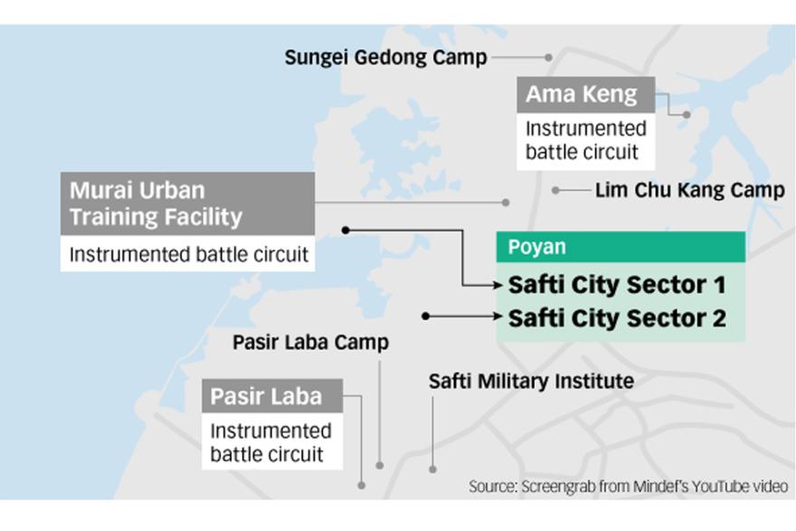 Realistic training for soldiers at new S$900m Safti City, International ...